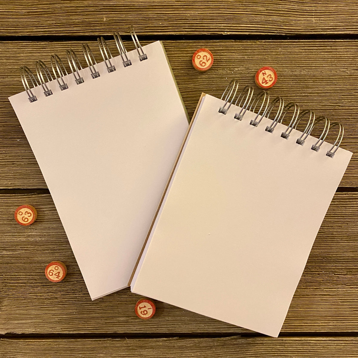 Bingo Notepads (red and green) - Set #1 – Cottage Industree